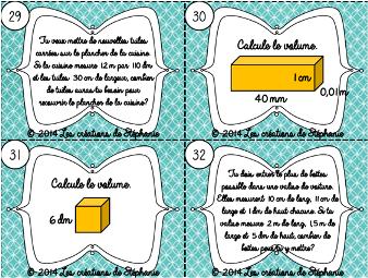 Les cartes à tâches de mesure