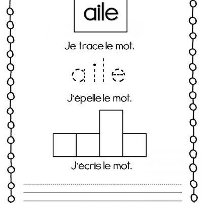 Mes mots de première année – FICHES (Partie 1)