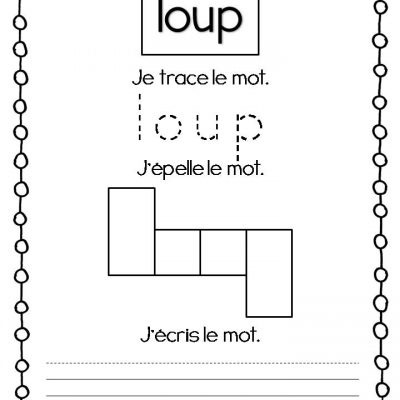 Mes mots de première année – FICHES (Parties 1 + 2)