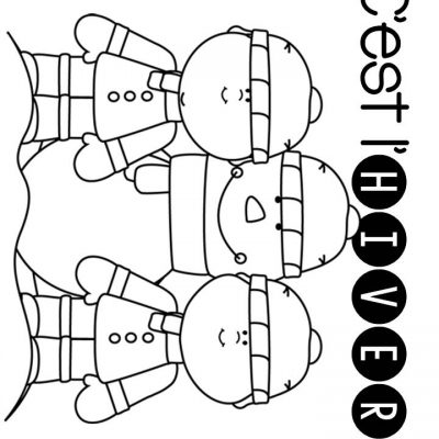 Cahier de temps libre : L’hiver