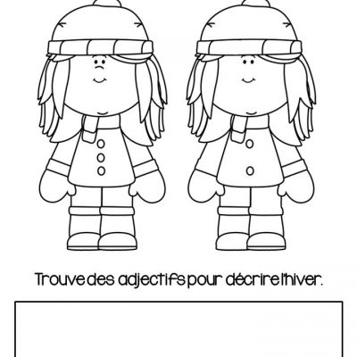 Cahier de temps libre : L’hiver