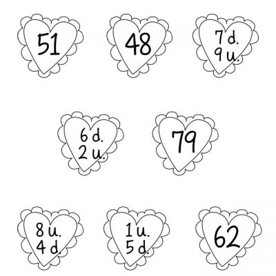 Cahier de temps libre pour la fête de la Saint-Valentin