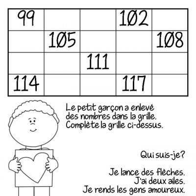 Cahier de temps libre pour la fête de la Saint-Valentin