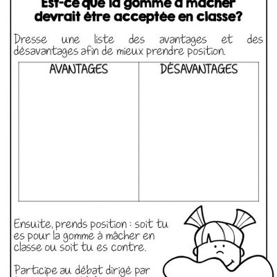 Trousse : La gomme à mâcher