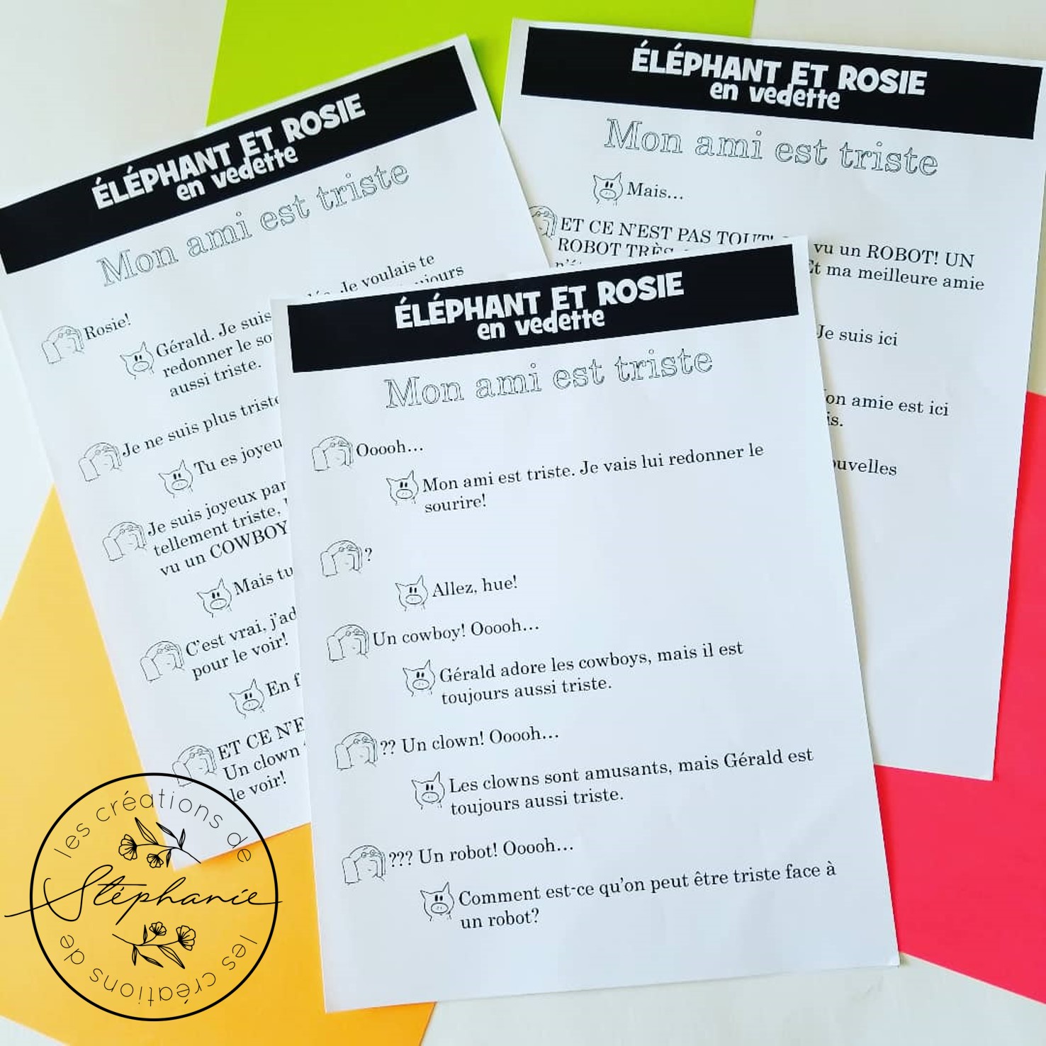 Éléphant et Rosie