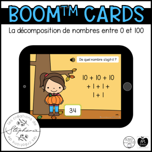 Cartes BOOM™ La décomposition de nombres entre 0 et 100