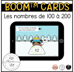 Cartes BOOM™ Les nombres de 100 à 200