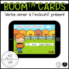 Cartes BOOM™ Verbe aimer à l’indicatif présent