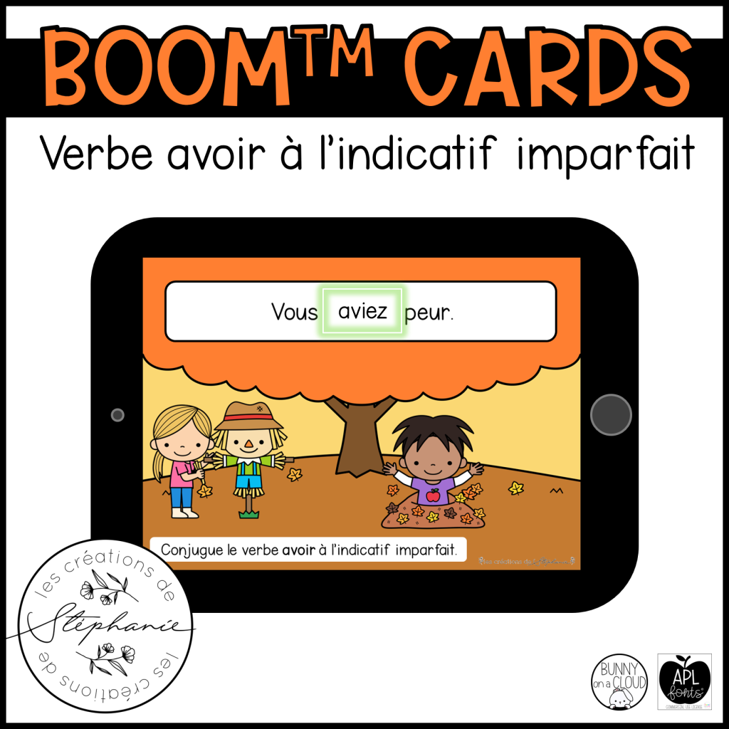 Cartes BOOM™ Verbe avoir à l’indicatif imparfait